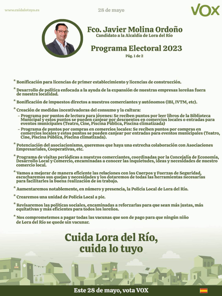 Vox Programa Electoral | PDF