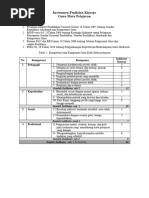 Format PKG 2024 Guru Kelas-Mapel | PDF