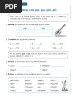Fichas Gue Gui Güe Güi | PDF