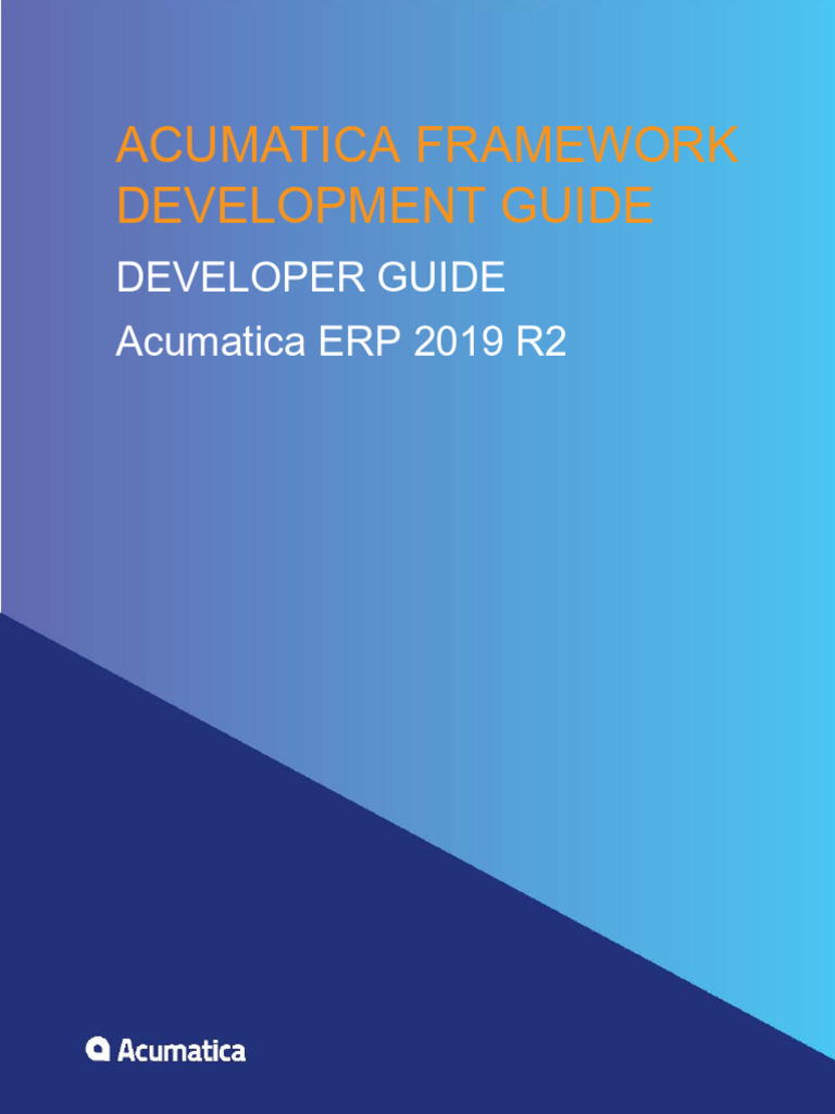 AcumaticaFramework DevelopmentGuide | Download Free PDF | Language Integrated Query | Databases