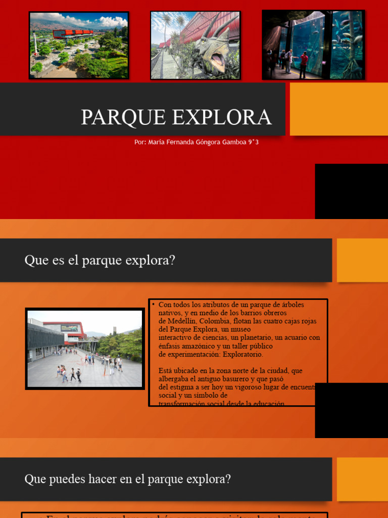 Maria Fernanda Gongora Gamboa 9°3 Parque Explora | PDF | Acuario