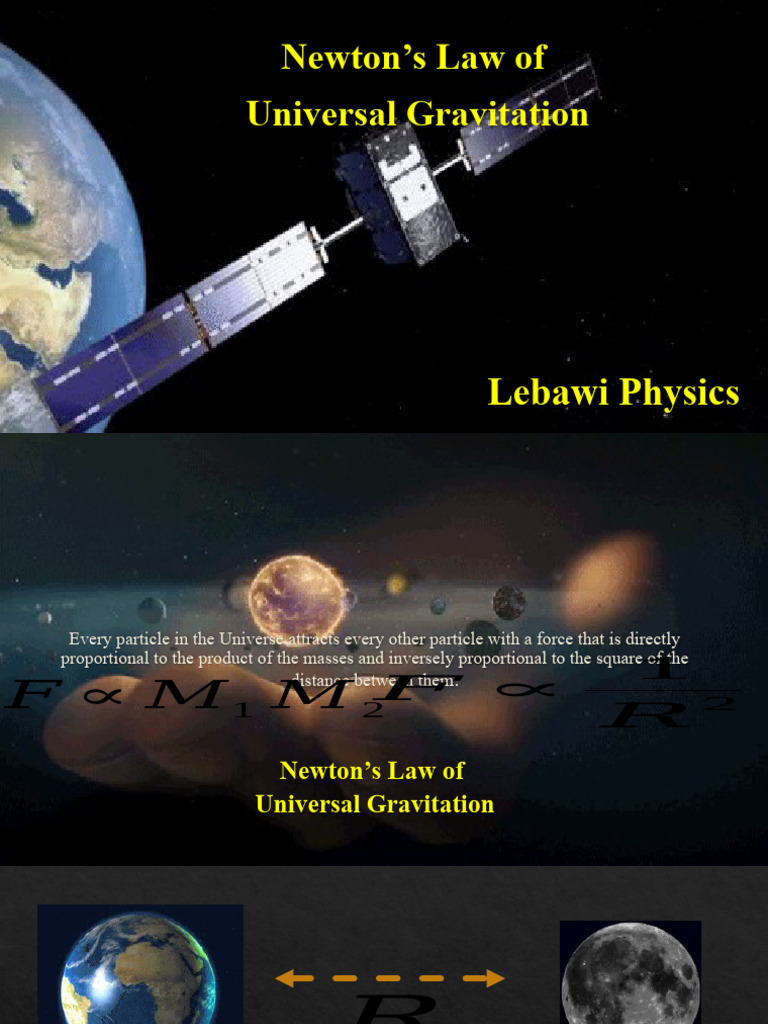 Gravitational | PDF | Newton's Law Of Universal Gravitation | Gravity