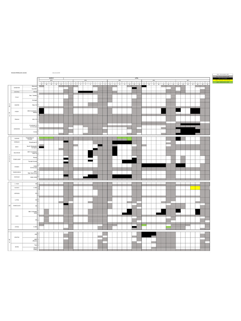 Stellantis EEMEA Plants Calendar 2023 W17 | PDF | Land Vehicles ...