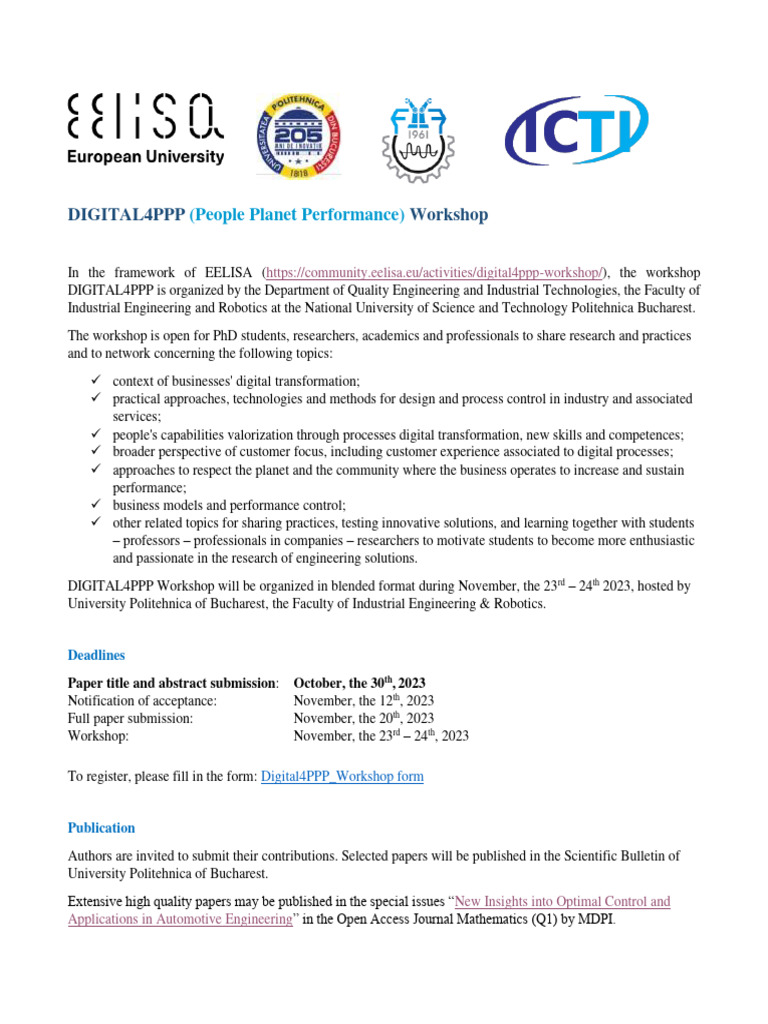 Digital4ppp Workshop | PDF