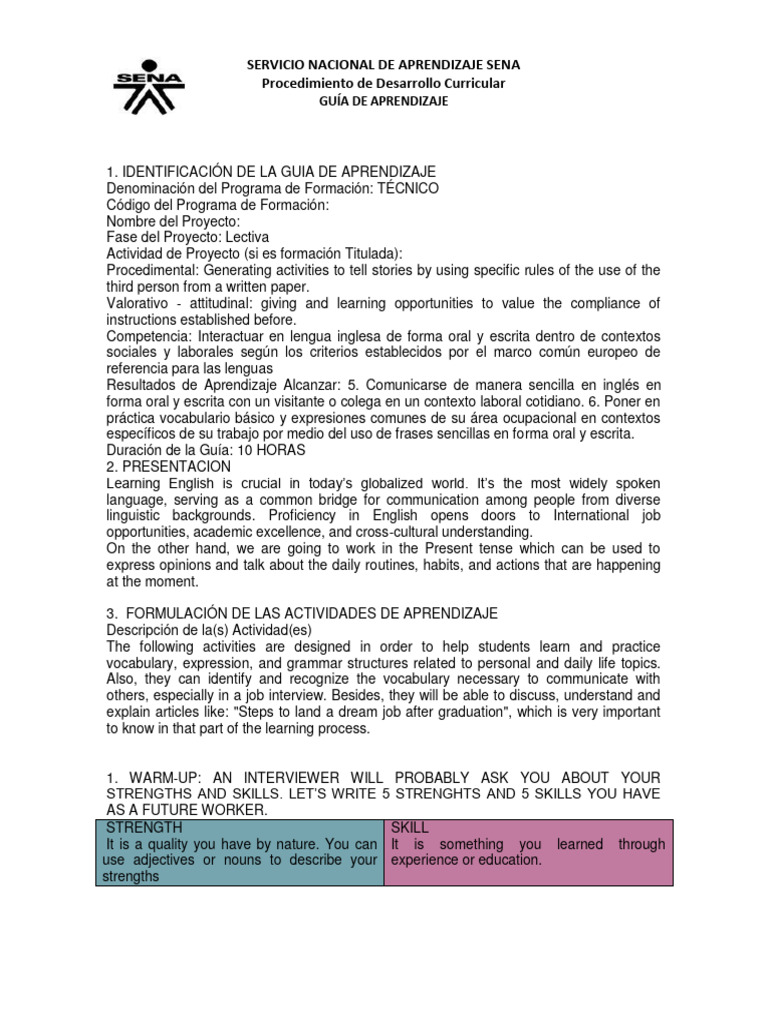 Job Guide | PDF | Job Interview | Linguistics