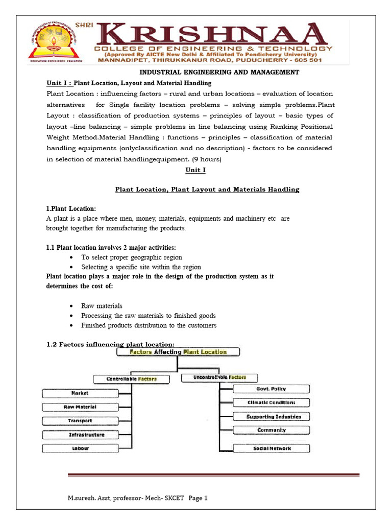 IEM Unit 1 | PDF | Business Process | Engineering