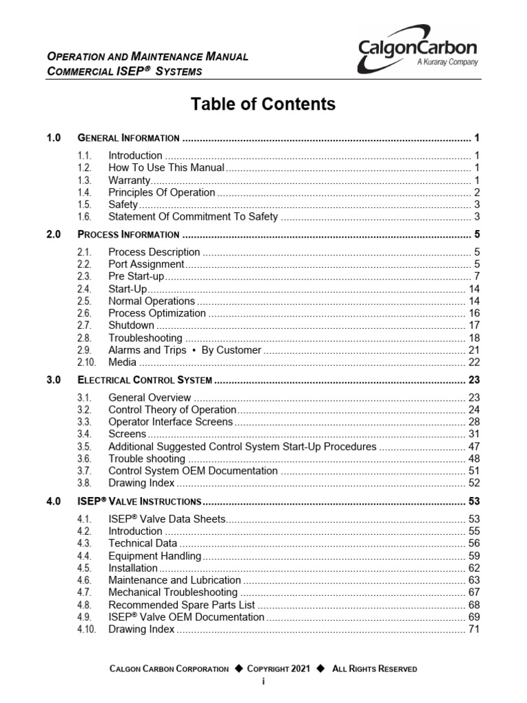 O&M Manual Brazil | PDF | Valve | Safety