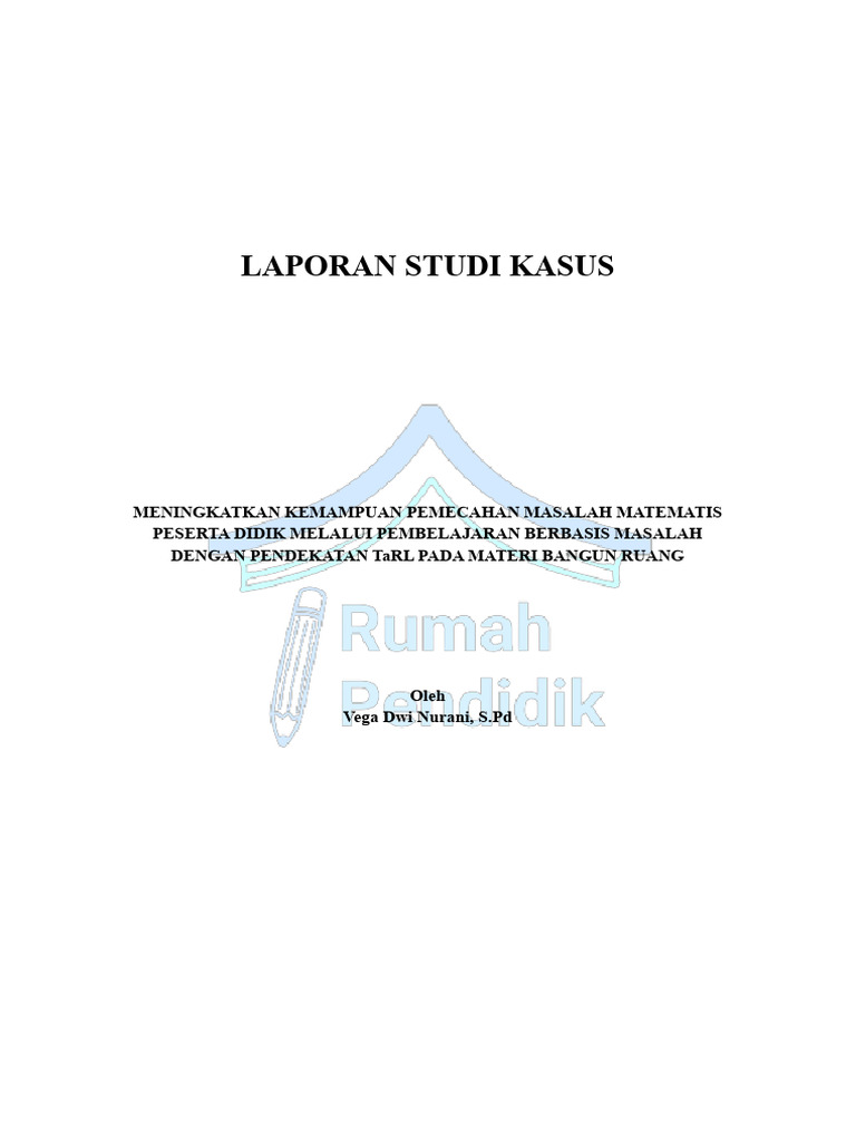 Contoh Laporan Studi Kasus | PDF