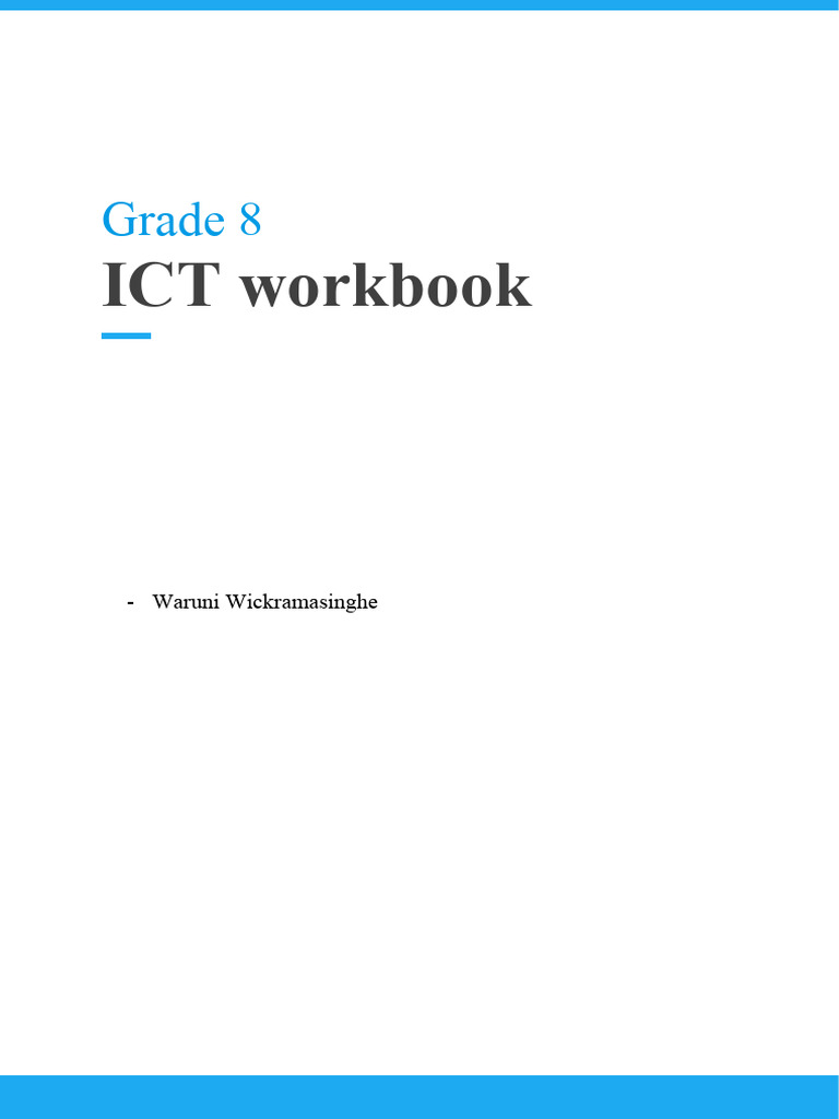 Grade 8 Ict | PDF | Logic Gate | World Wide Web