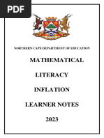Worksheet 7 Finance Interest Banking and Inflation Grade 11 Math ...