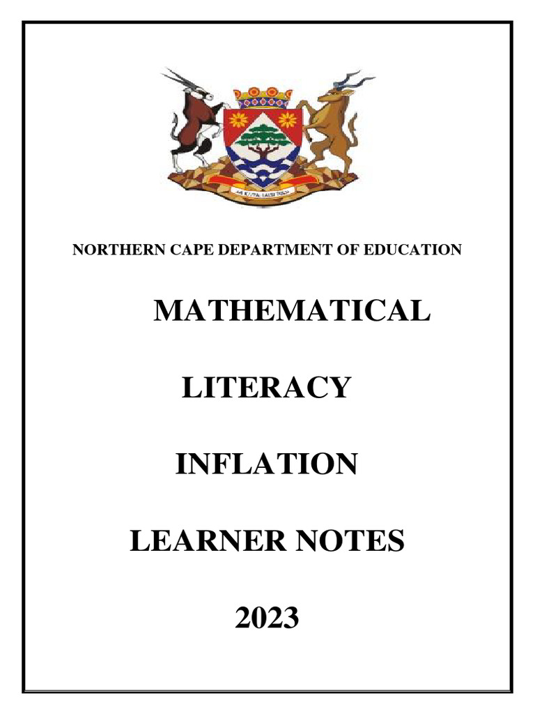 Inflation Learner Notes | PDF | Inflation | Prices