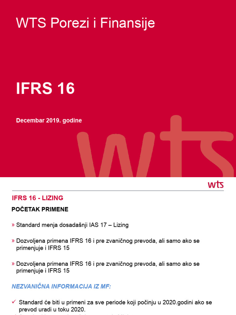 Ifrs 16 | PDF