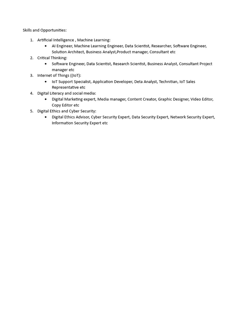 Opportunities in IT1 | PDF | Security | Computer Security