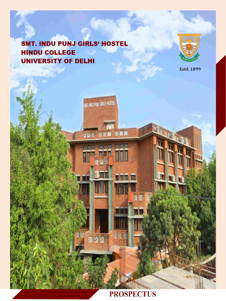 Smt. Indu Punj Girls' Hostel Prospectus | PDF