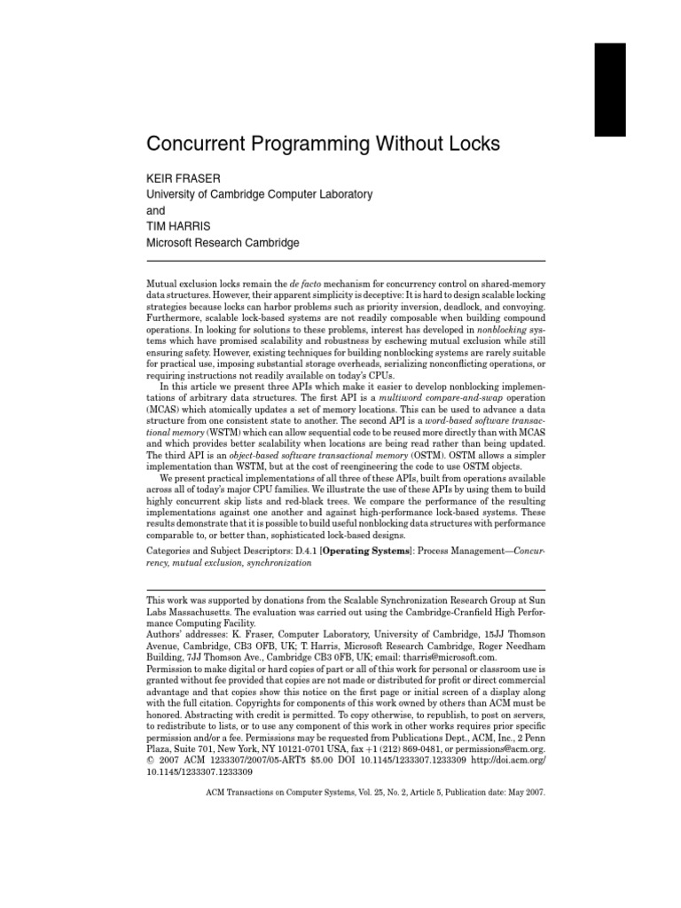 2007 Tocs | PDF | Pointer (Computer Programming) | Software Development