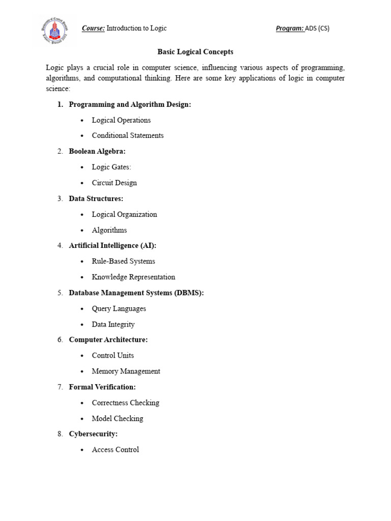 Basic Logical Concepts | PDF | Logic | Argument Basic Logical Concepts | PDF | Logic | Argument