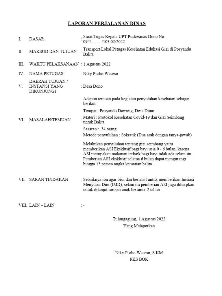 LPD Bok Promkes Agustus 2022 | PDF