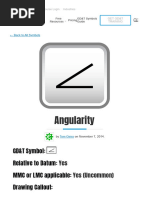 4 GD - T Parallelism Symbol | PDF | Gear | Geometry