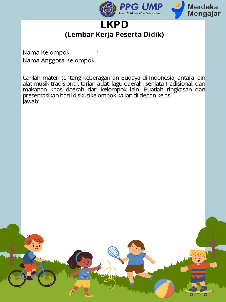 LKPD PKN Kelas 4 | PDF