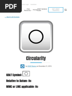 Circularity - GD&T Basics | PDF | Engineering Tolerance | Geometry