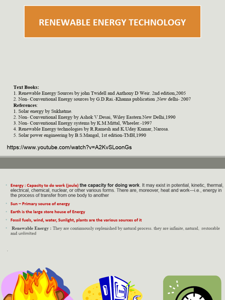 Overview of Renewable Energy Sources | PDF | Energy Development ...