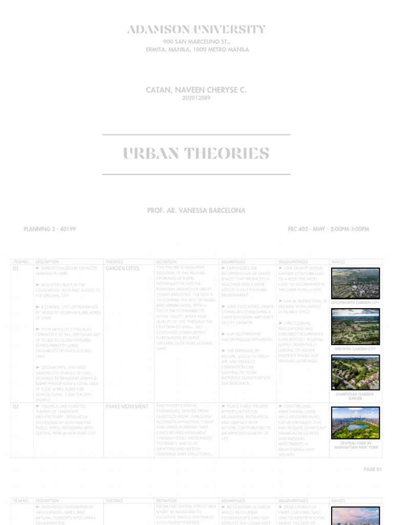 Urban Planning Case Studies | PDF
