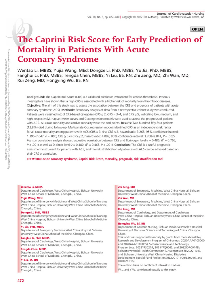 the_caprini_risk_score_for_early_prediction_of.9 | PDF | Cohort Study ...