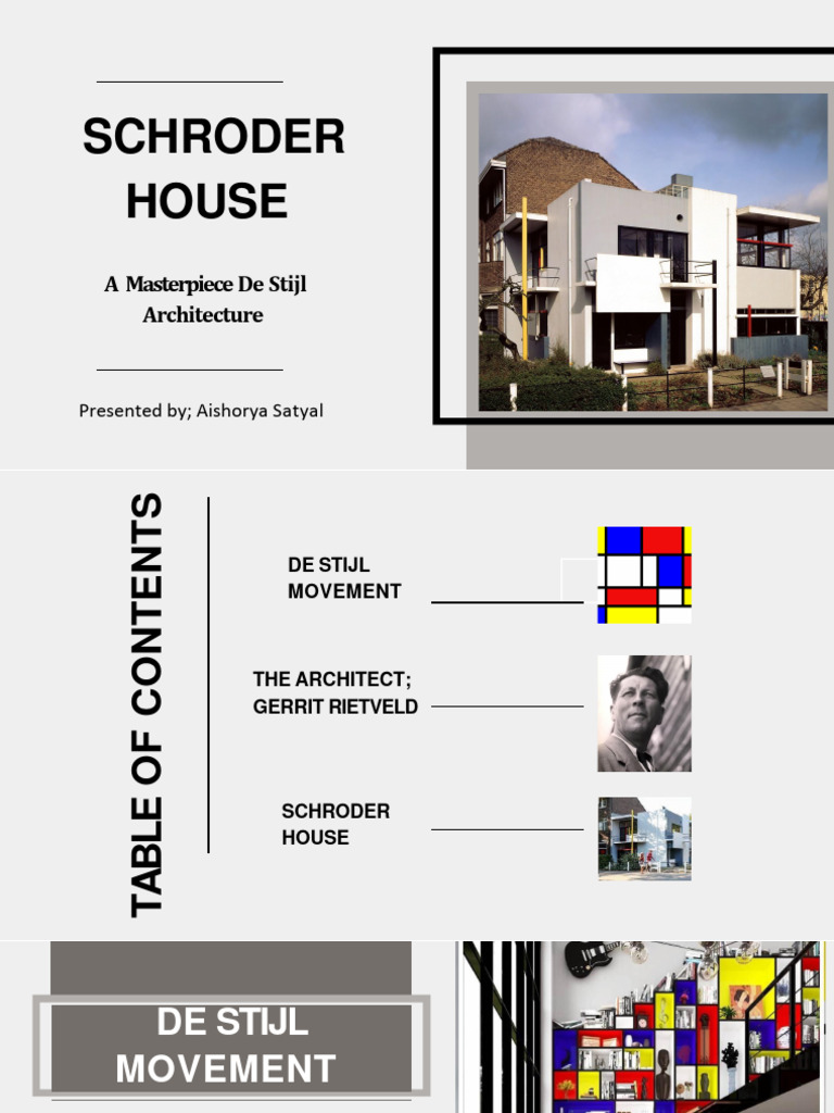 Schroder House - PDF | PDF | Architectural Design | Architecture
