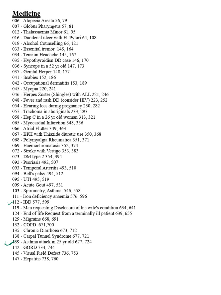AMC Clinical Handbook Index | PDF | Miscarriage | Human Diseases And ...