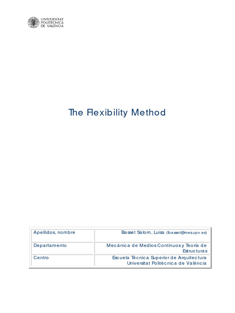 Basset - The Flexibility Method | PDF | Force | Applied Mathematics
