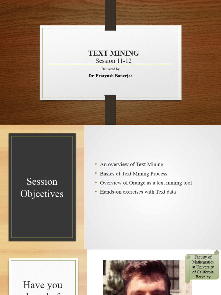 Session 11-12 - Text Analytics | PDF | Computing | Information Science