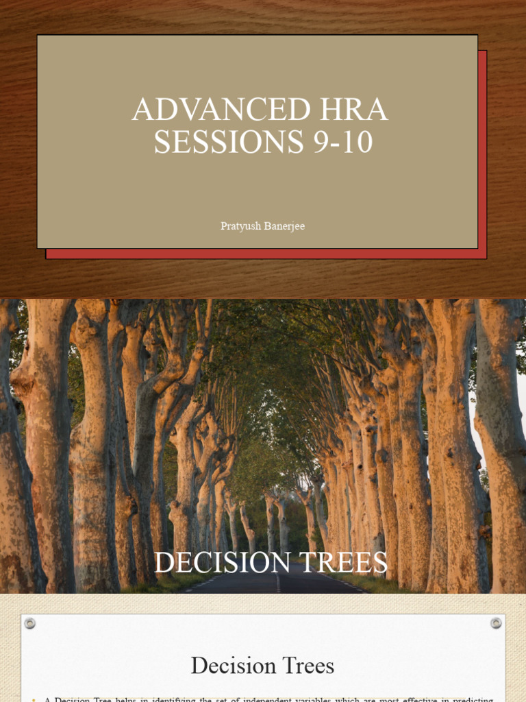 Session 9 10 Decision Tree | PDF | Statistical Theory | Applied Mathematics