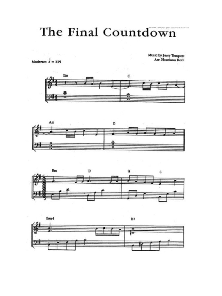 The Final Countdown | PDF