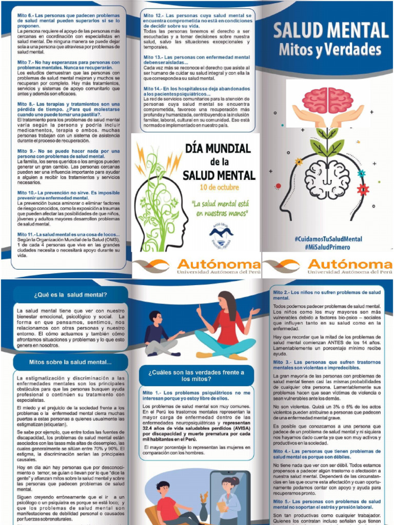 TRIPTICO Salud Mental | PDF TRIPTICO Salud Mental | PDF