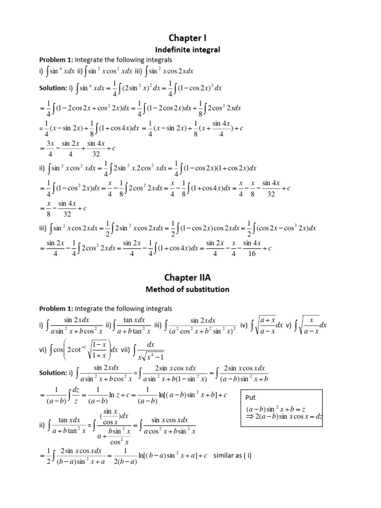 Integral Calculus | PDF