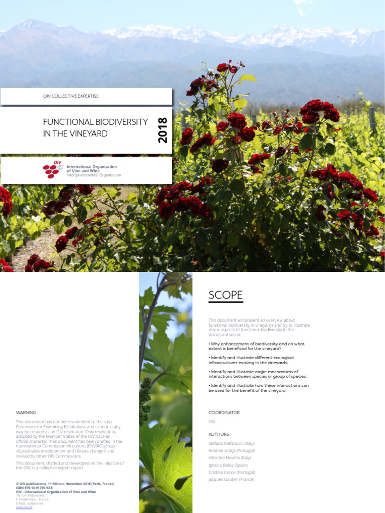 Vineyard Biodiversity Insights | PDF | Soil | Biodiversity