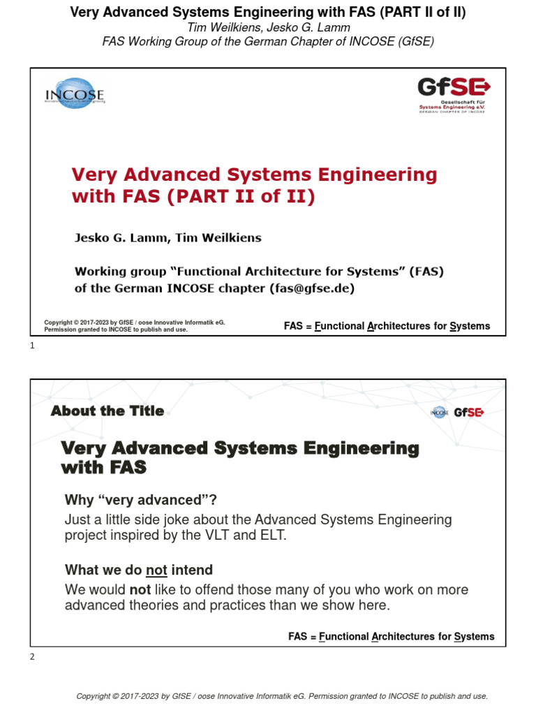 Very Advanced System Engineering With FAS | PDF | Computer Engineering ...