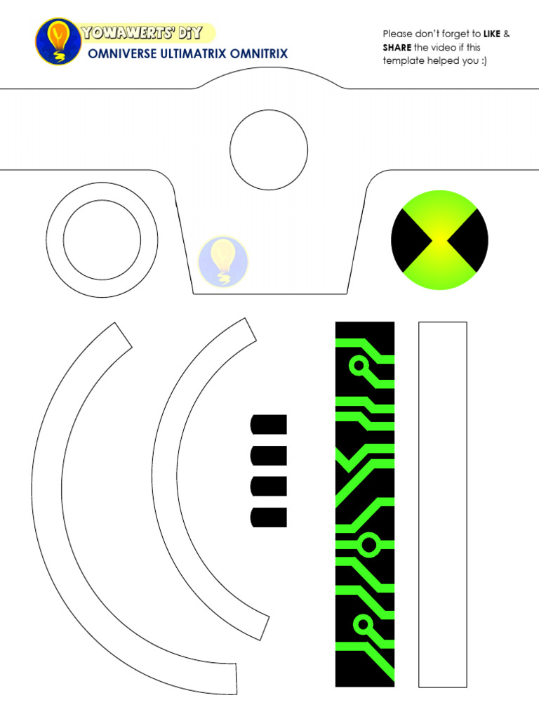 OMNIVERSE ULTIMATRIX OMNITRIX Template | PDF