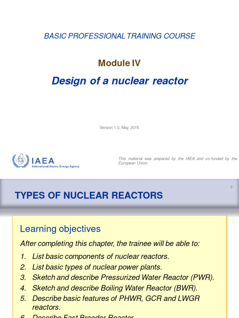 Module04 Design of A Nuclear Reactor | PDF | Pressurized Water Reactor ...