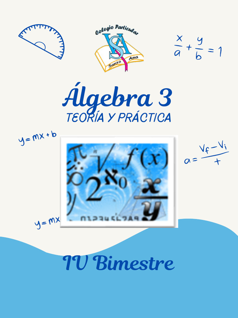 Álgebra IV Bim - 3er Grado FF | Descargar gratis PDF | Ecuaciones ...