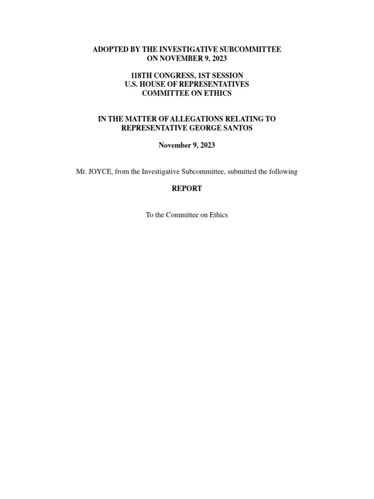 ISC Santos Report | PDF | Political Action Committee | United States ...