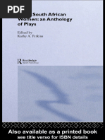 SOUTH AFRICAN THEATRE Notes | PDF | Jacob Zuma | Apartheid