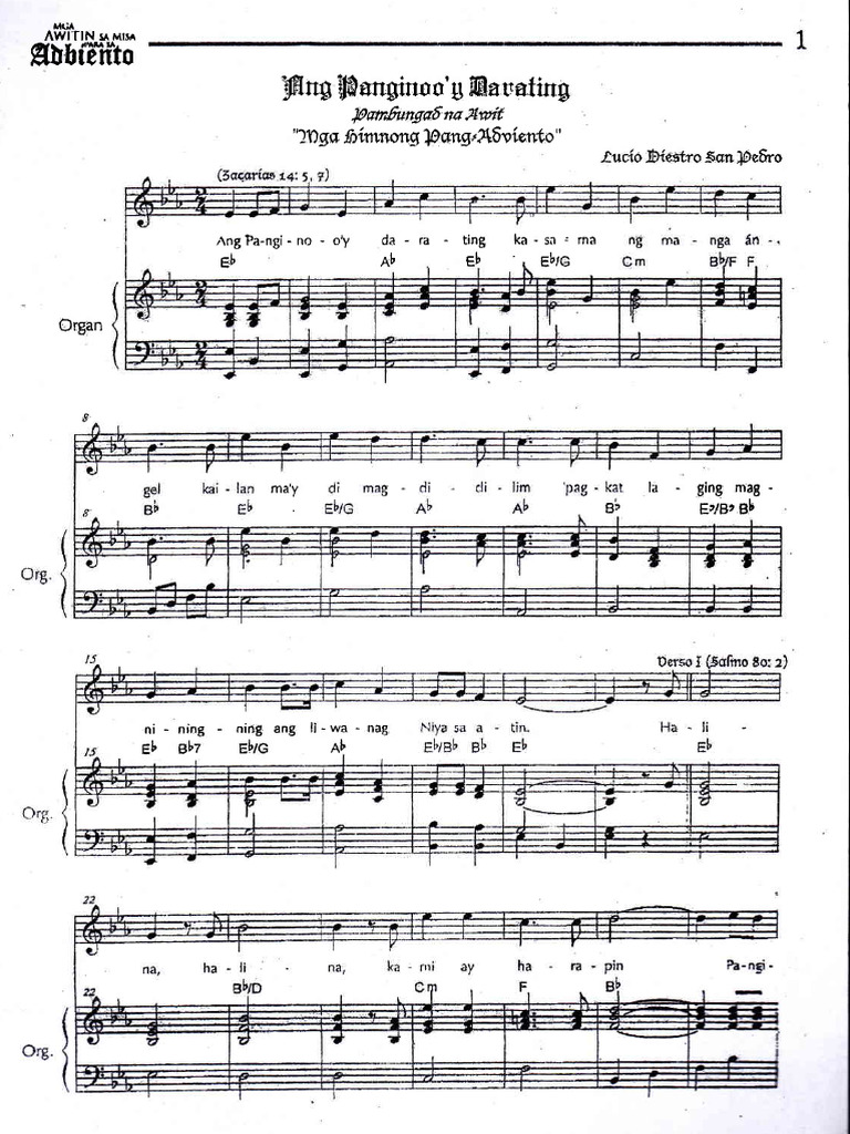 Ang Panginoo - y Darating-Lucio San Pedro | PDF