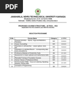 JNTUK B.tech R23 Course Structure | PDF | Engineering | Bachelor Of Science