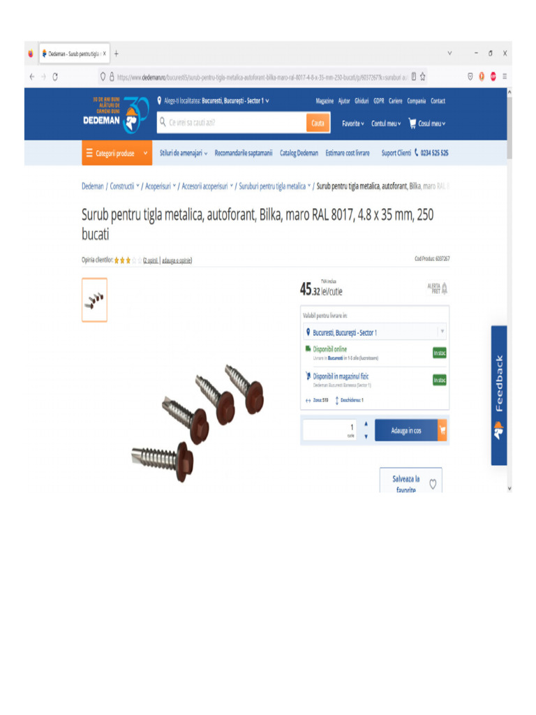 3 Oferta Suruburi Dedeman | PDF