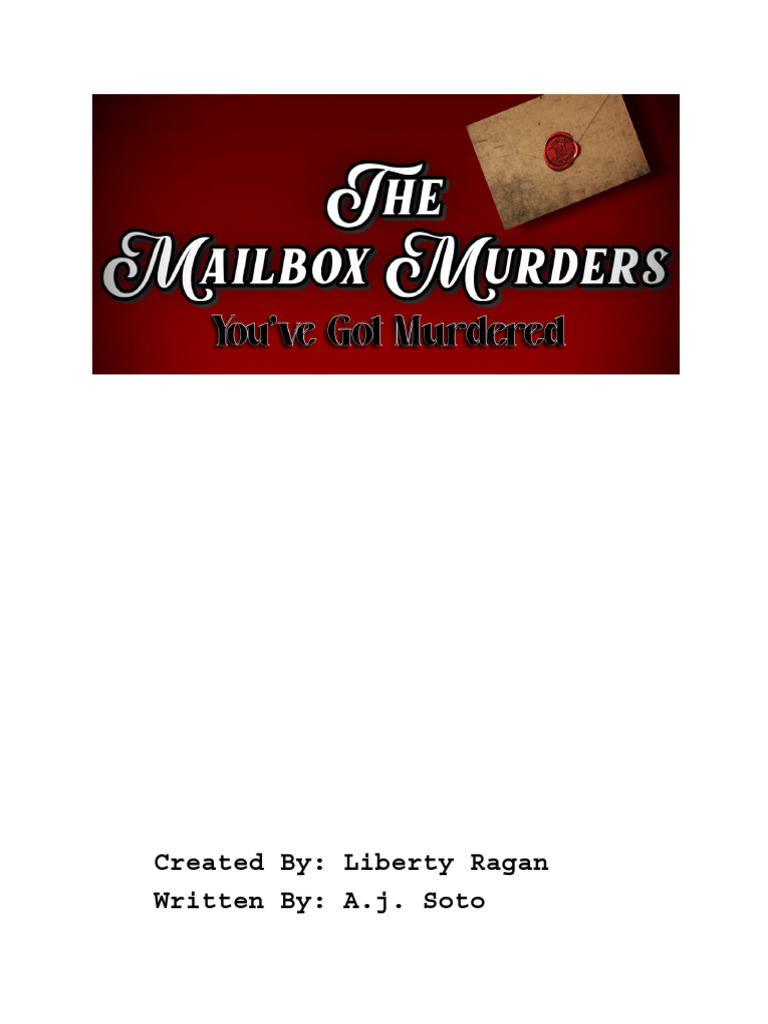 The Mailbox Murders - A Aj Soto Murder Mystery - Google Docs | PDF