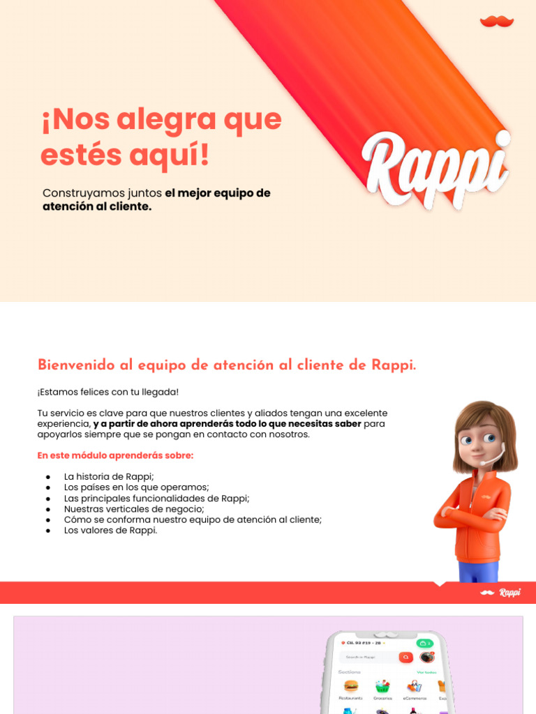 Bienvenido Al Equipo de Atención Rappi | PDF | Cupón | Tarjeta de débito
