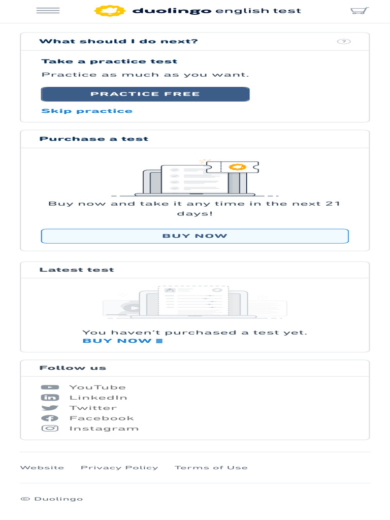 Duolingo English Test | PDF