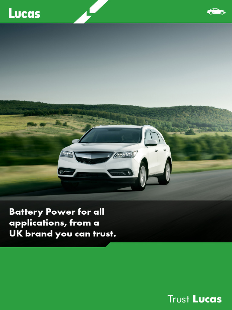 Lucas Batteries Automotive en | PDF | Automotive Industry | Vehicle ...