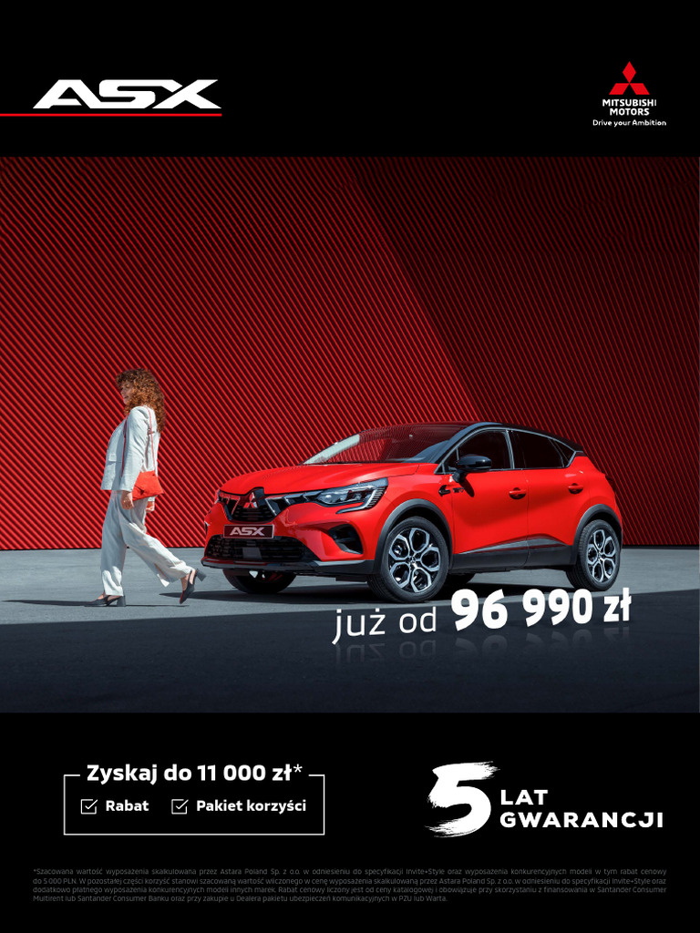 Cennik Mitsubishi ASX MY23 PY23 11102023 | PDF